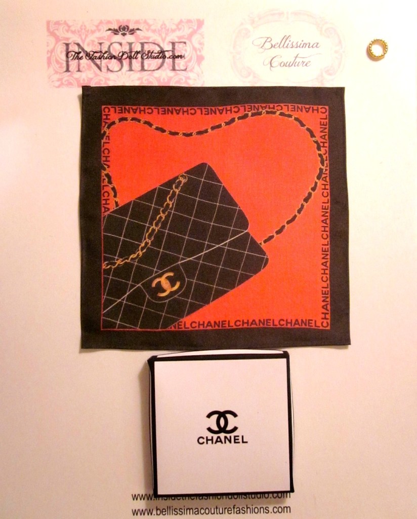 Black and Red Chanel Accessory Set | bellissimacouturefashions