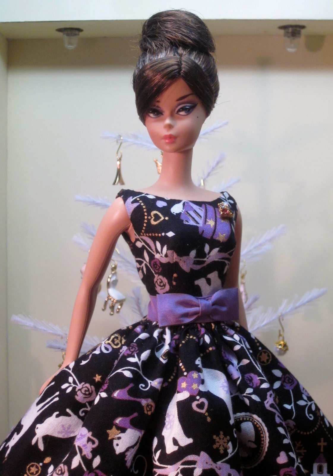 Winter Woodland Fantasy Day Dress | bellissimacouturefashions