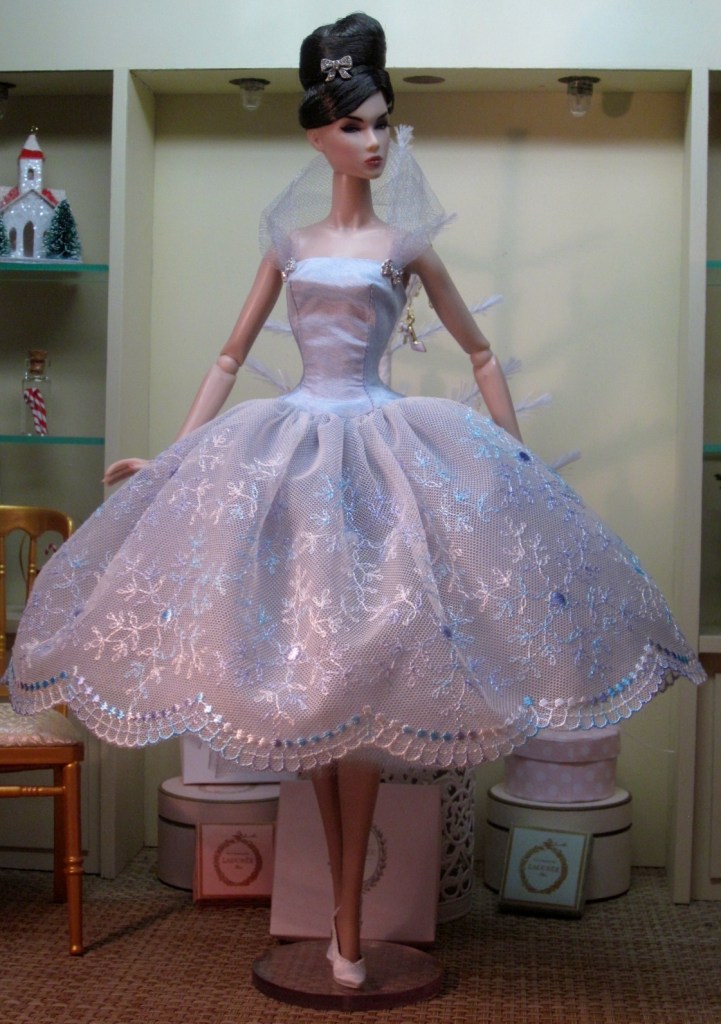 Snowflake Sparkle Party Dress | bellissimacouturefashions