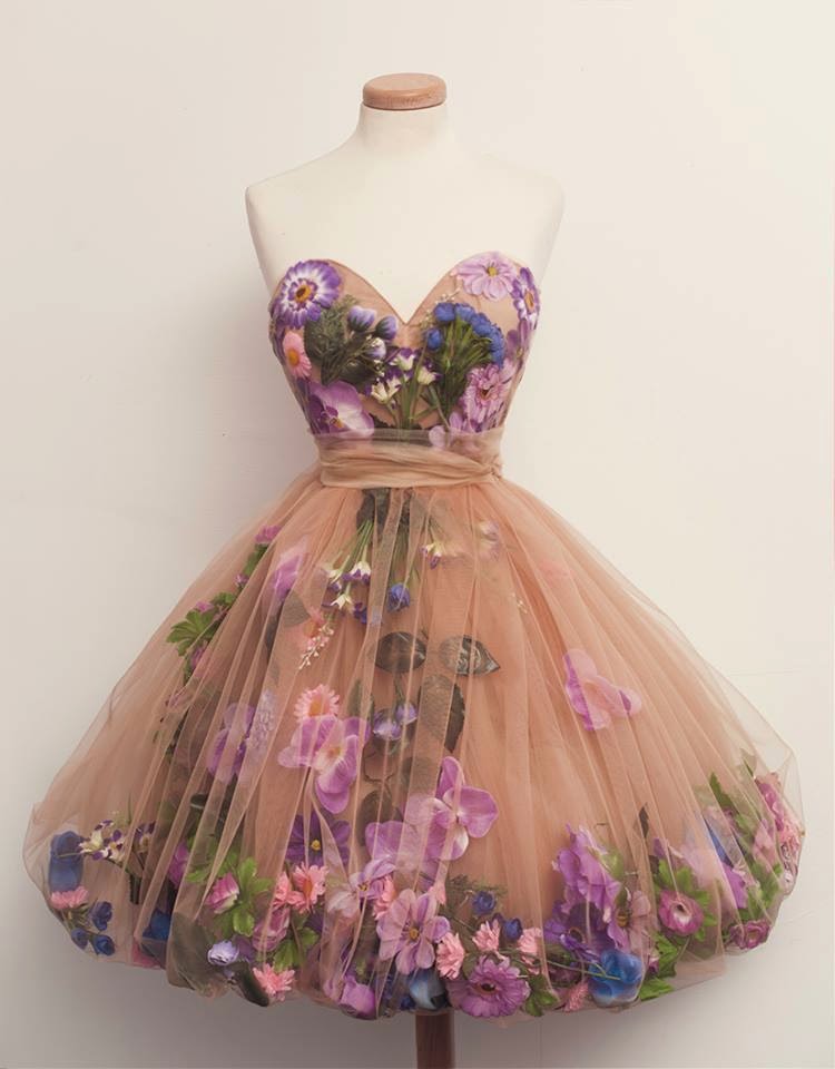 Chotronette Inspired Flower Gown | bellissimacouturefashions