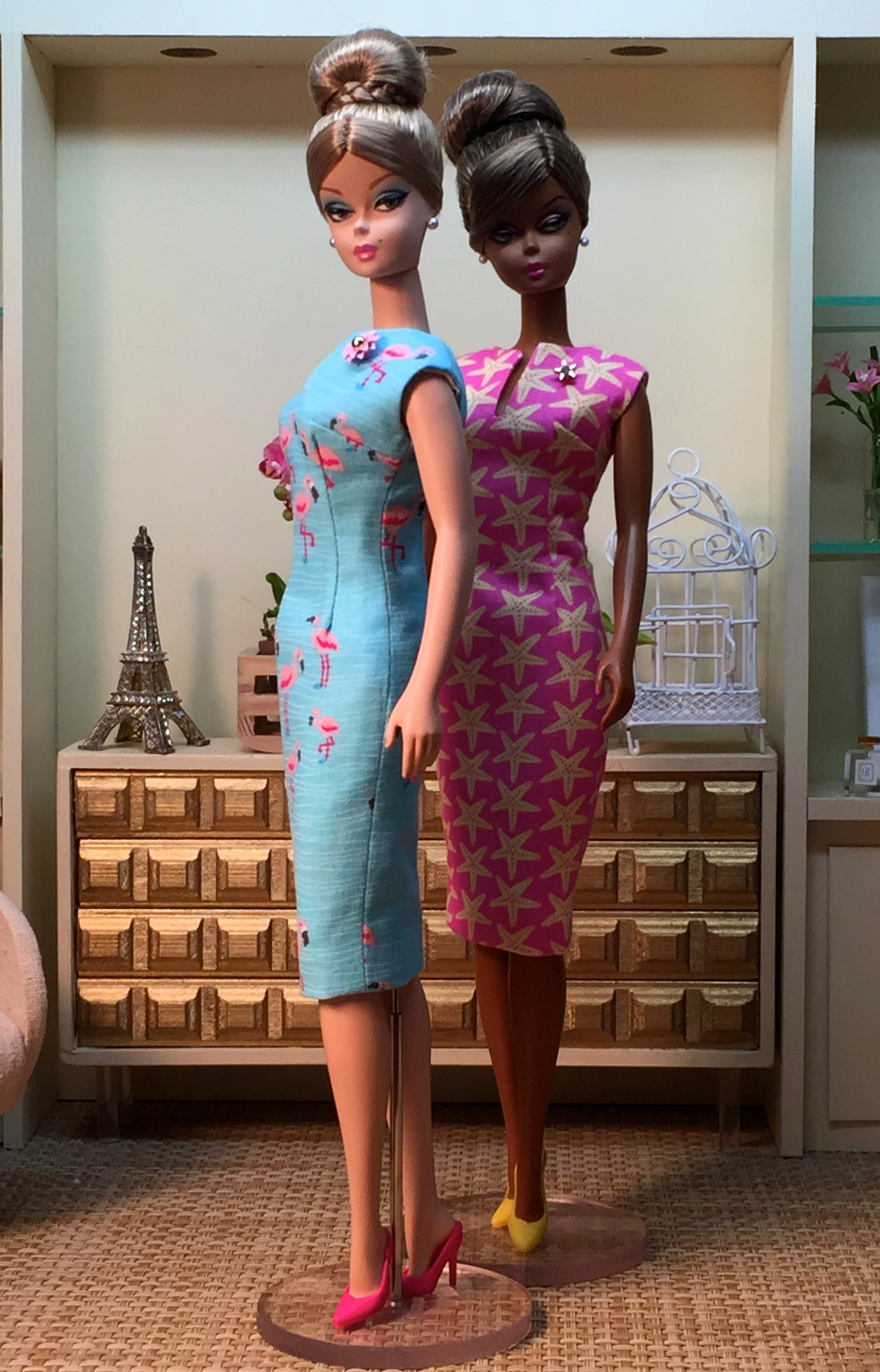 Split Neck Summer Sheaths in Beach Get Away | bellissimacouturefashions