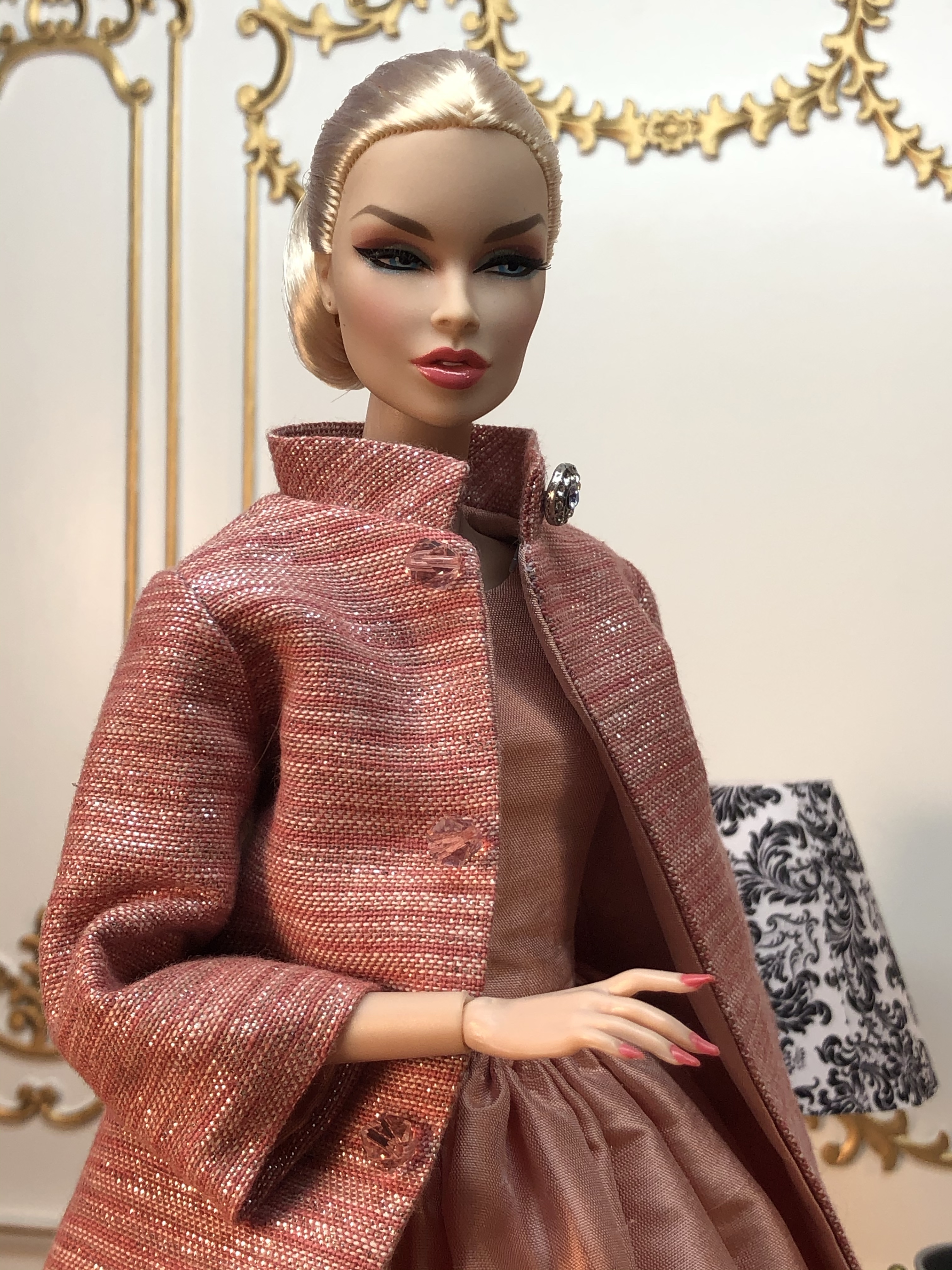 Desert Rose Coat Ensemble | bellissimacouturefashions